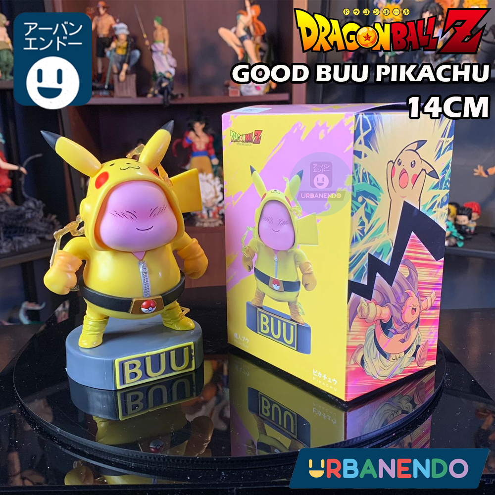 Dragon Ball Action Figure Good Buu Pikachu Majin Buu 14cm Statue Car ...