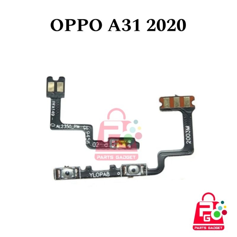 TOMBOL Flexible On Off Volume Oppo A31 2020 Flexi Power Button | Shopee ...