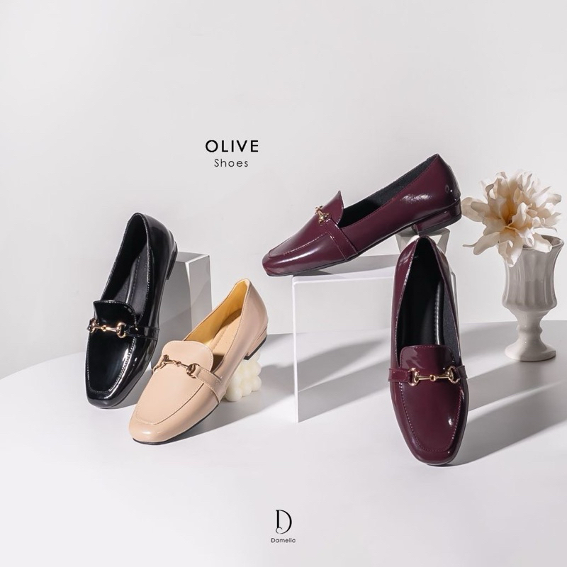 Damelia MELSTORE JKT official store Olive Flat shoes DAMELIA MELSTORE ...