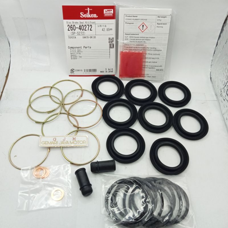 Toyota FORTUNER CALIPER KIT, HILUX FRONT SP-S272 04478-0K130 SEIKEN ...