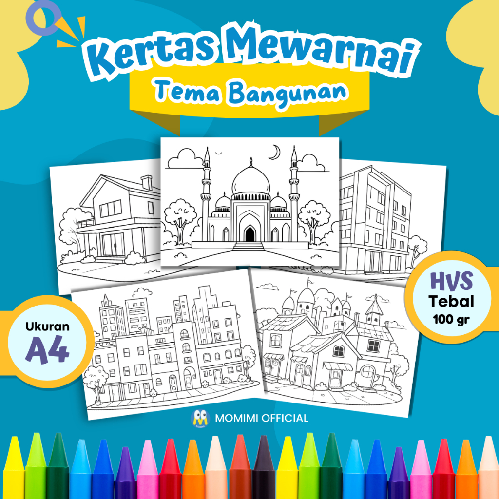 Building THEMED CHILDREN'S COLORING PAPER / COLORING DRAWING PAPER FOR ...