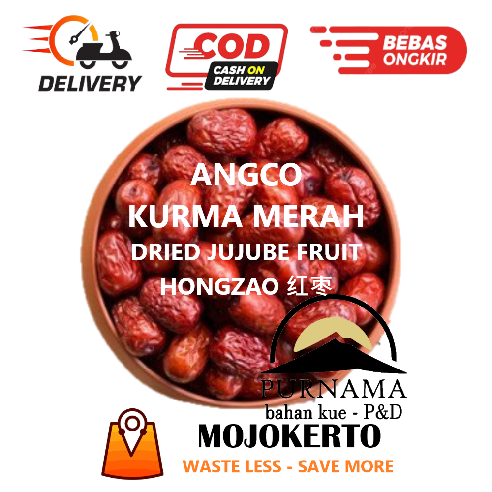 MERAH Angco 50GR - Chinese DRIED RED DATES CHINA DRIED RED DATES JUJUBE ...