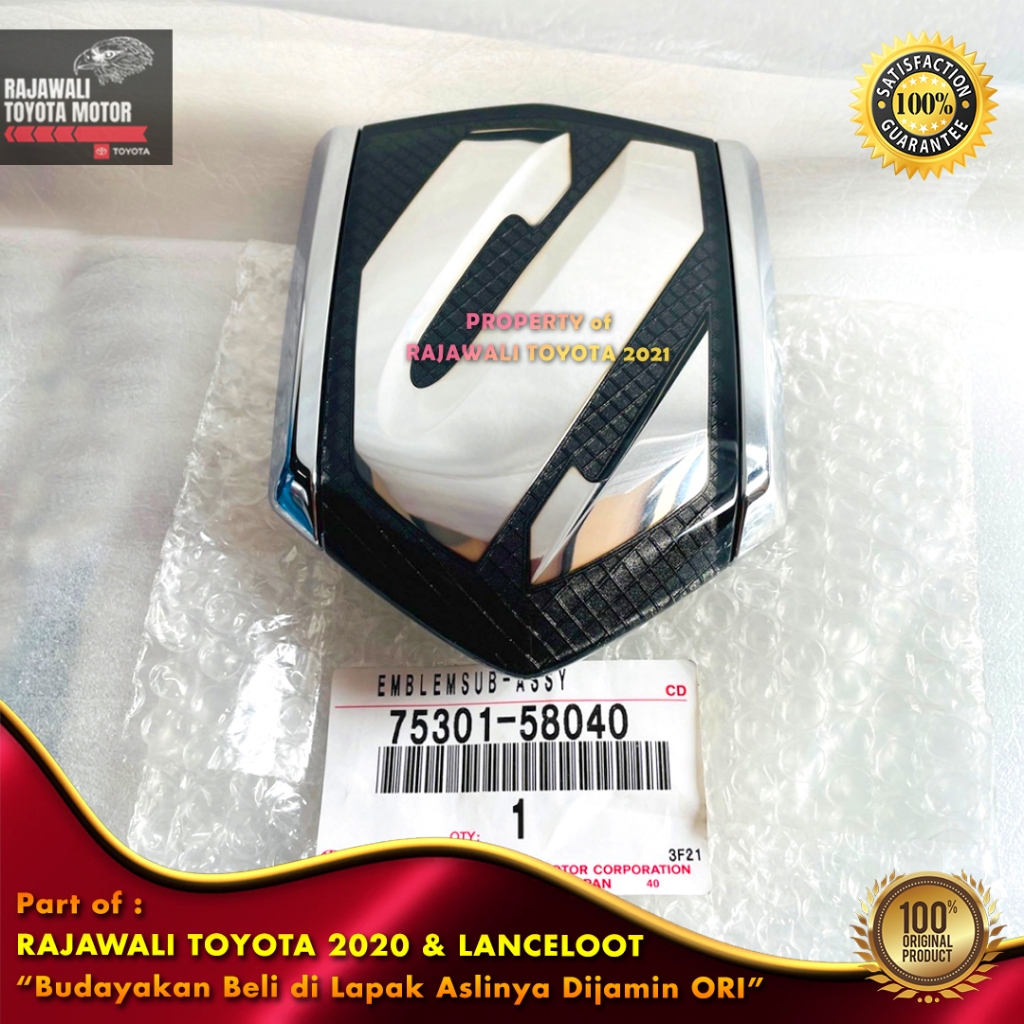 Front Emblem Alphard Vellfire ANH10 2005-2008 Logo Symbol Chrome New ...