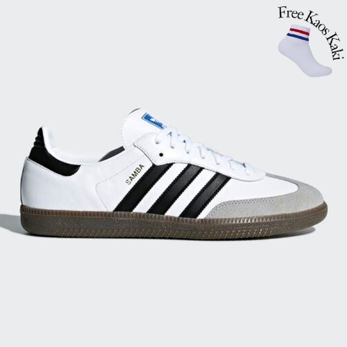 Adidas SAMBA OG WHITE/100% ORIGINAL Men's Women's SNEAKERS | Shopee ...