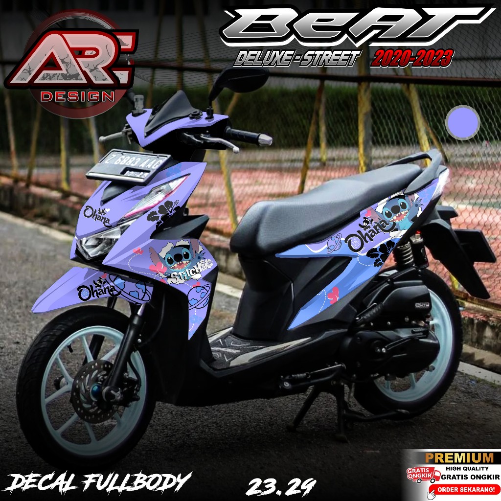 Newest Decal Sticker Honda Beat DELUXE STREET 2020 2021 2022 2023 Full ...