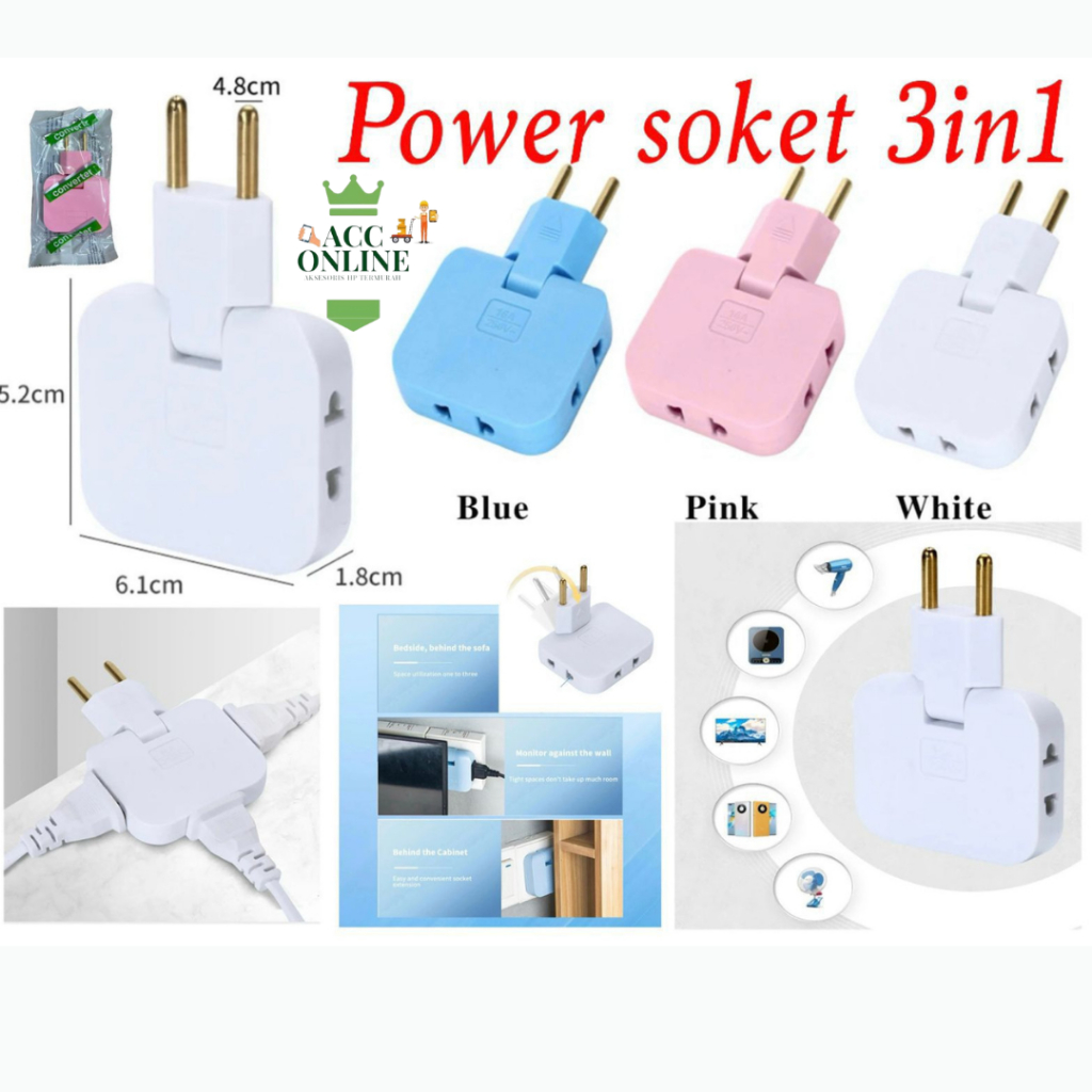 Power Socket Plug In Socket 3in1 Folding Plug Folding Plug Plug/Folding ...