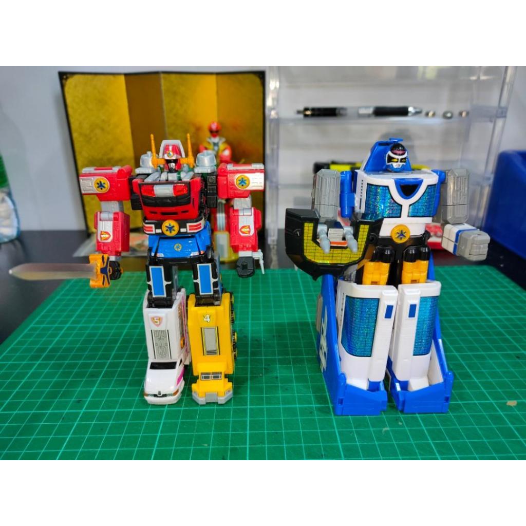 Power Rangers Lightspeed Rescue Kyuukyuu Sentai GoGoFive Space Megazord ...