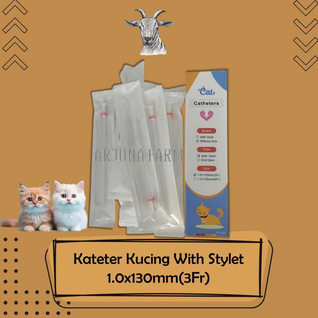 Cat Urine Catheter Cat Chateter Model With Stylet Type Side Open 1.0 ...