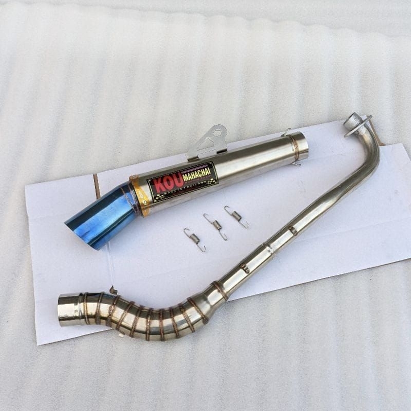 Kou Mahacai Pipe 1 Set Elbow High Mount Wave 100 Smash Xrm RS 125carb ...