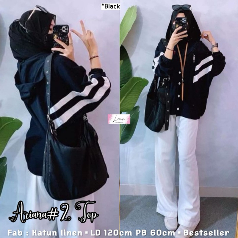 ARIANA TOP BLOUSE 2 ori by LAIQA | Shopee Malaysia
