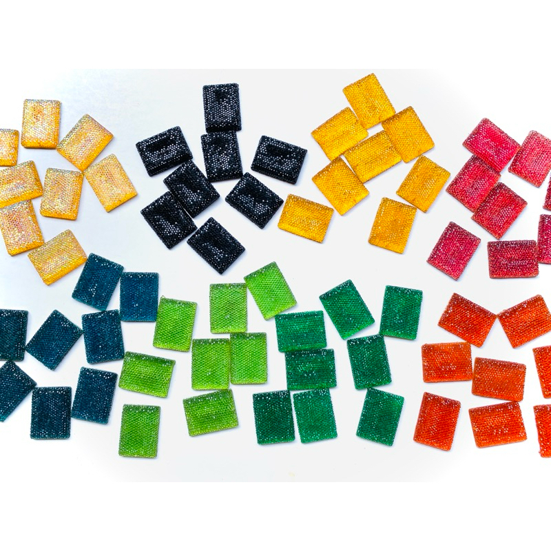 Diamond Sewing JUMBO Costume Rectangle 30x40mm (8pcs) | Shopee Malaysia