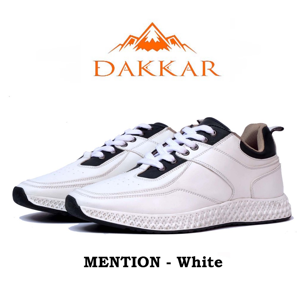 Men's Big Size Shoes Vantelr Mention White | Shopee Malaysia