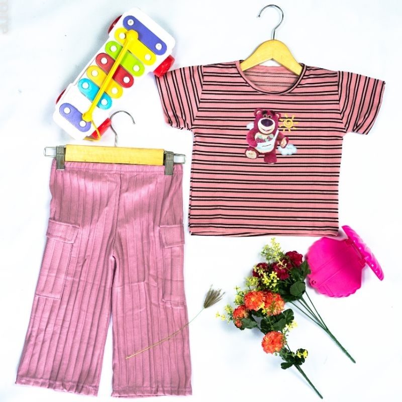 One SET CP KUROMI LOTSO VIRAL//KUROMI LOTSO CARGO CHILDREN'S SET//GIRLS ...