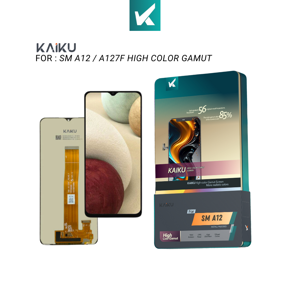 Kaiku Lcd Samsung A12 / A127F High Color Gamut Fullset Touchscreen ...