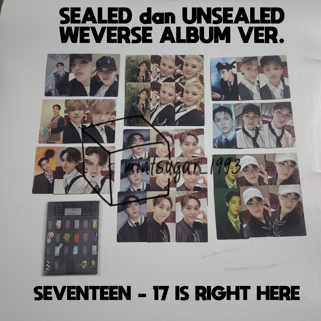Seventeen (HERBAL) BEST ALBUM '17 IS RIGHT HERE' : EVERY SEVENTEEN IS RIGHT HERE (WEVERSE ALBUM ...