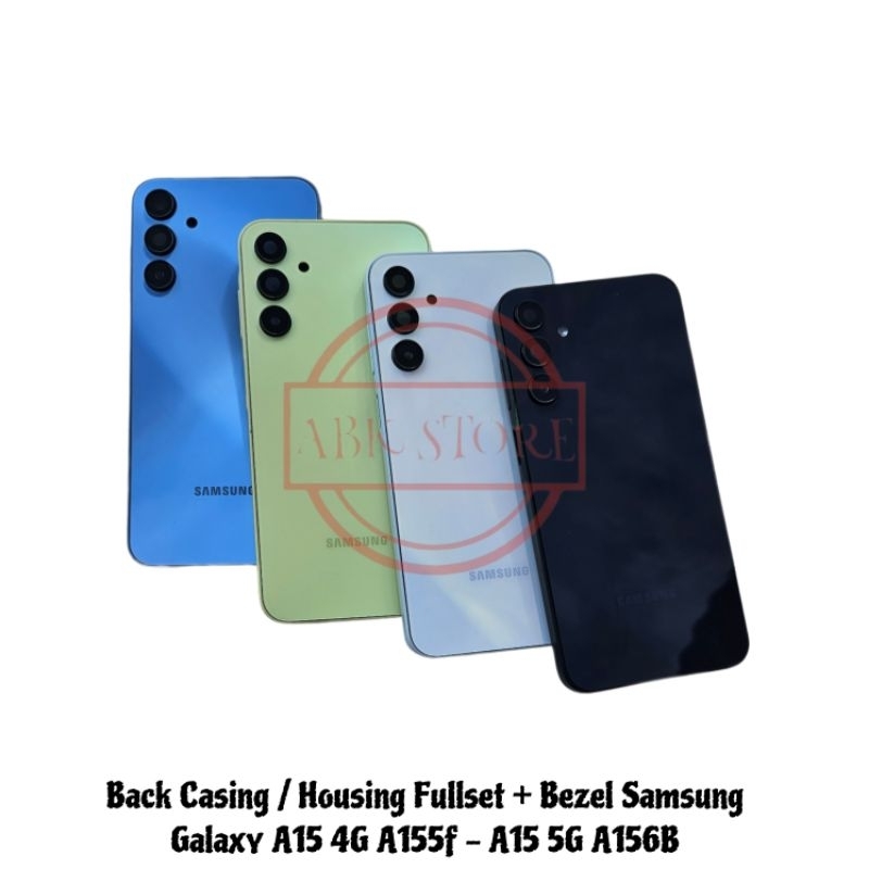Back Casing Housing Samsung Galaxy A15 4G A155f/A15 5G A156B Backdoor ...