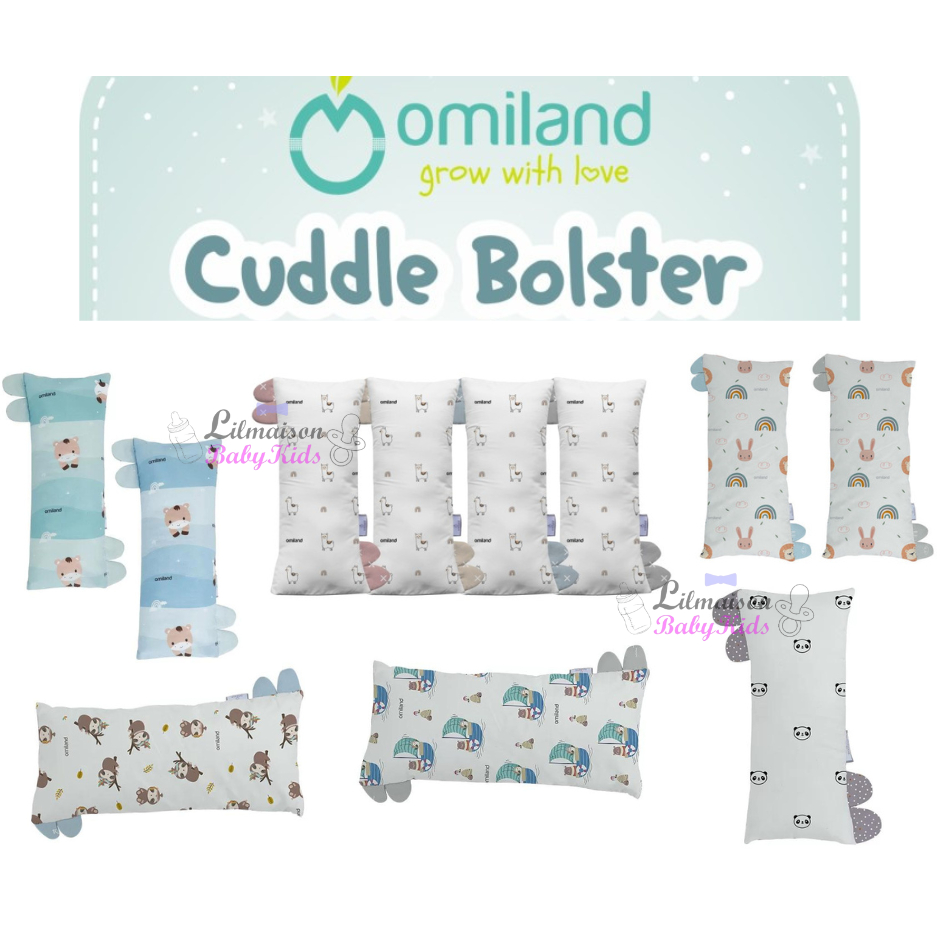 OMILAND BABY Bolster Cuddle Hug Bolster Size S / M / L - Otter/ Rainbow ...