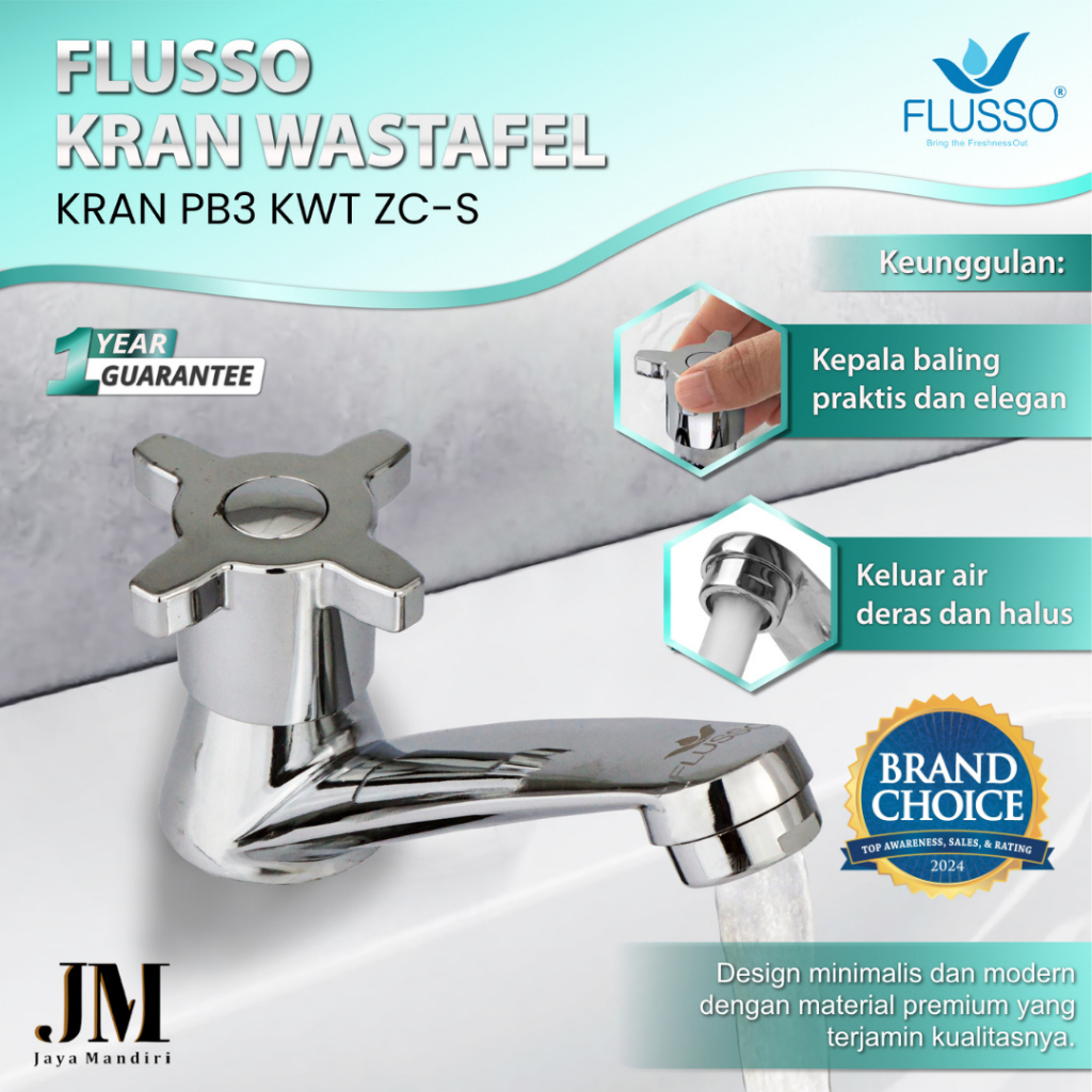 Flusso Elegant 1/2 Inch Thread Propeller Chrome Hand Washing Sink ...