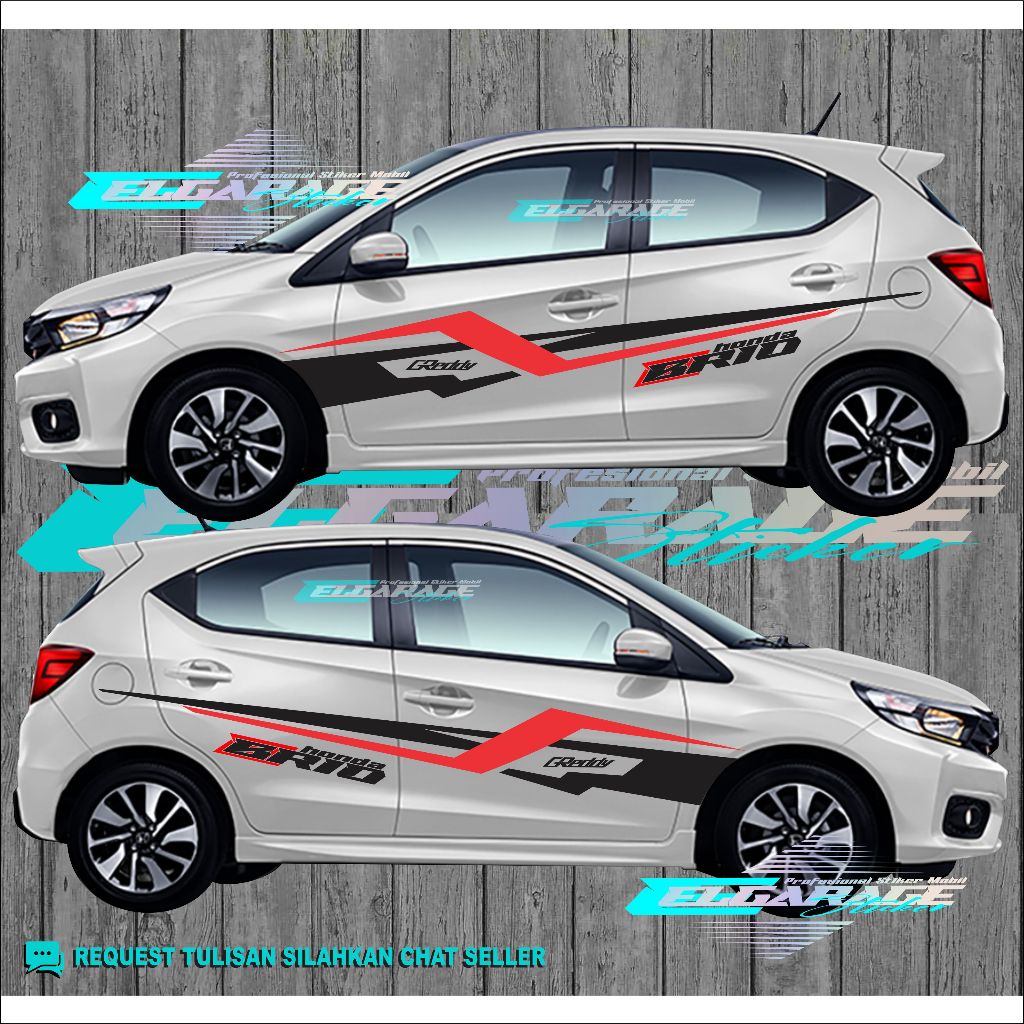 Honda brio Car sticker list sticker Side body New honda brio Car ...