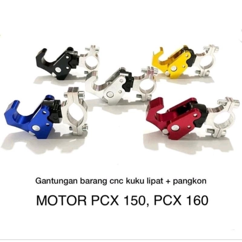 GANTUNGAN Full CNC Folding Robot Hanger Nmax PCX Lexi Vario Beat Scoopy ...