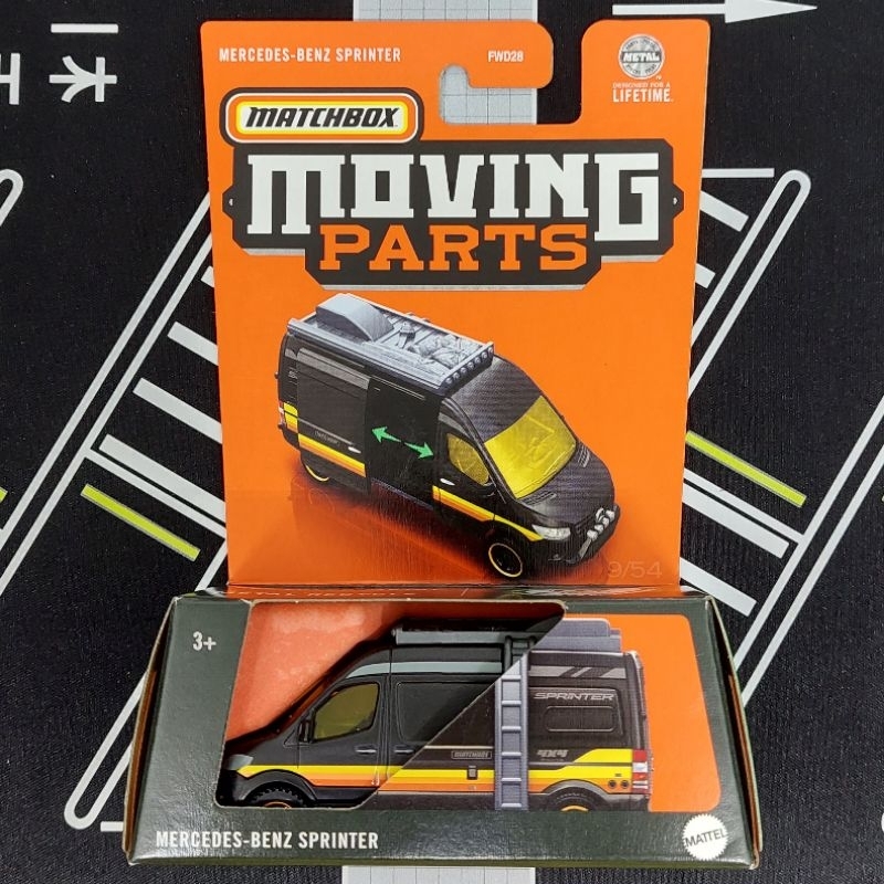 Matchbox MOVING PARTS MERCEDES-BENZ SPRINTER (Black) | Shopee Malaysia