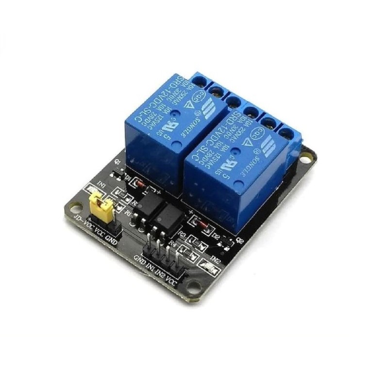 2 Channel 12VDC Relay Module | Shopee Malaysia