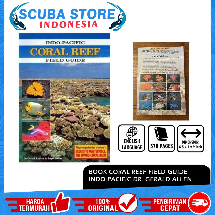 Coral Reef Book Field Guide Indo Pacific Dr Gerald R Allen Fish Book ...