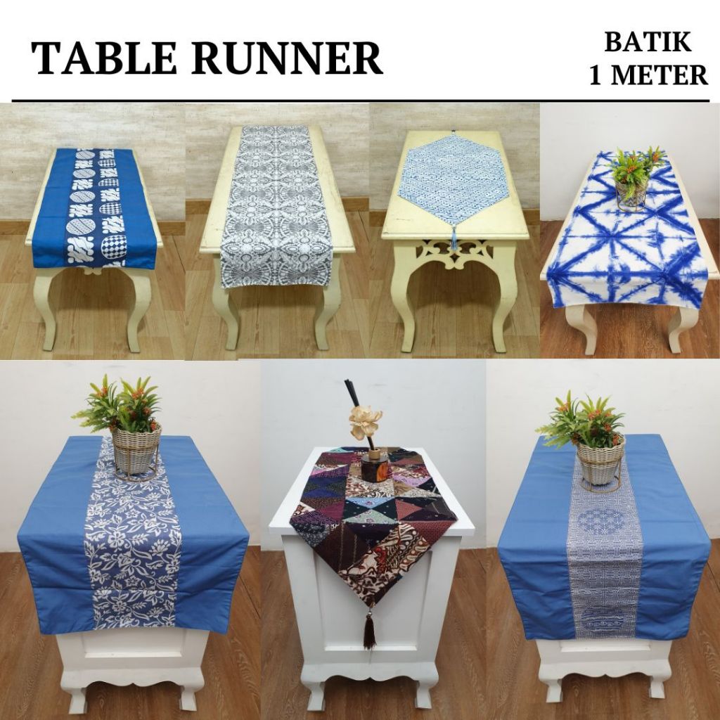 Batik Table Runner / Bed Runner Size 1 Meter | Shopee Malaysia