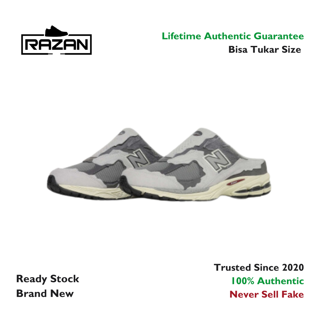 New Balance 2002R Mule Protection Pack Rain Cloud 100% Authentic ...
