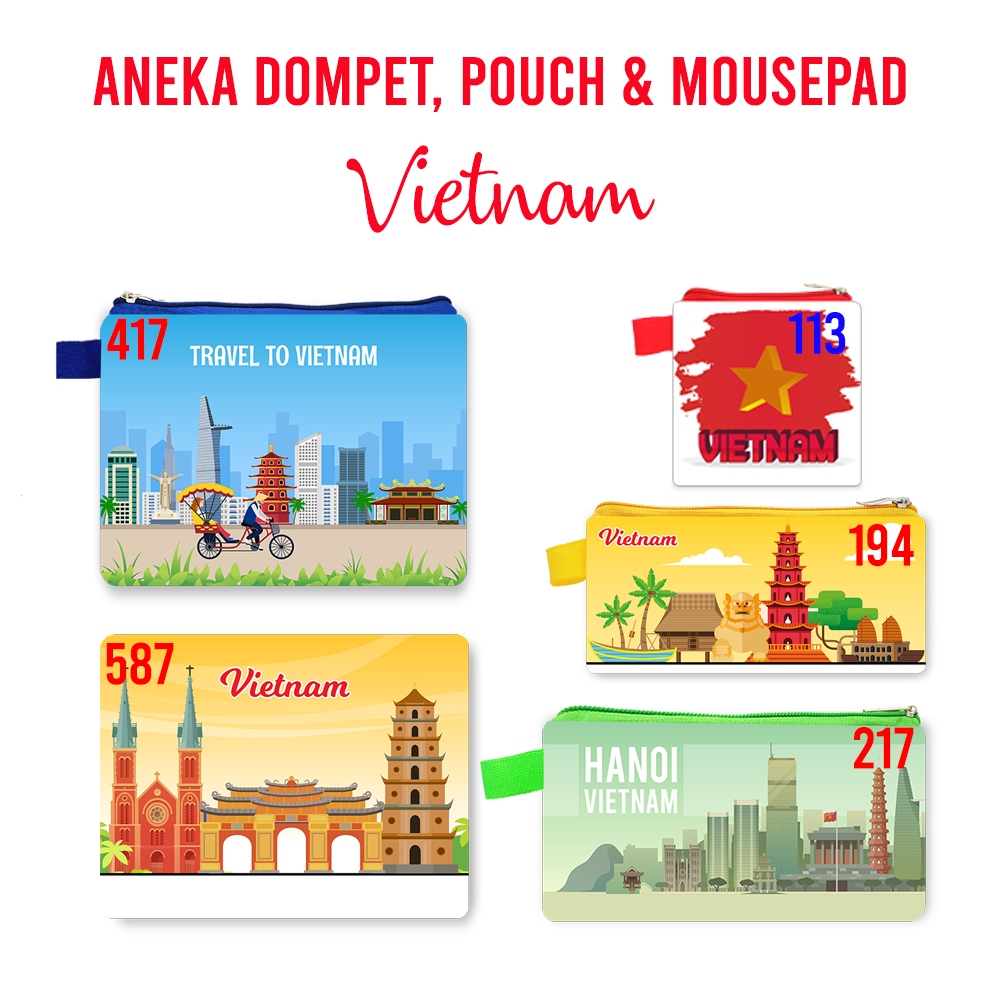 Vietnam Wallet Landmark Souvenir Souvenirs By Mini Wallet Country Long ...