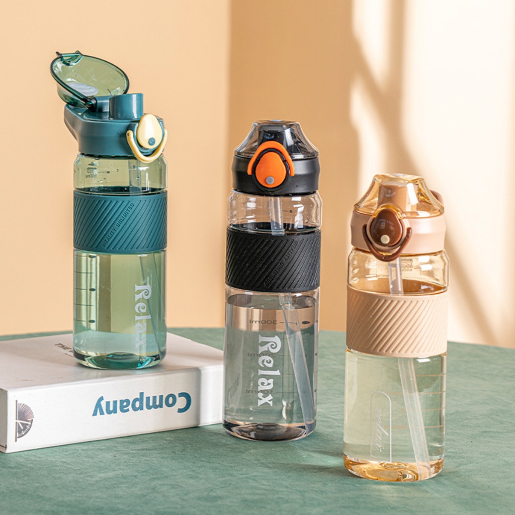 Drinking Bottle Straws Anti-Spill Flip On Rubber Grip SPORTY STYLISH ...