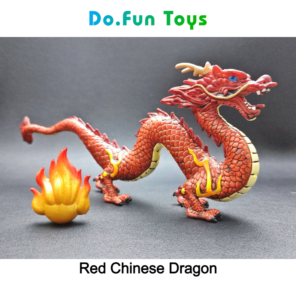 Fantasy Animal Figurine | Chinese Dragon NEW/Chinese Dragon Miniature ...