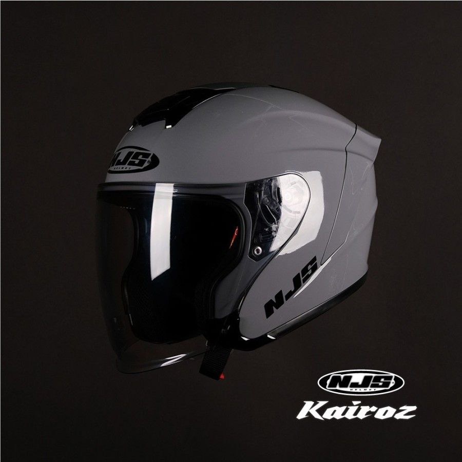 [ORIGINAL] Njs KAIROZ FULLSET - HALF FACE HELMET | Shopee Malaysia