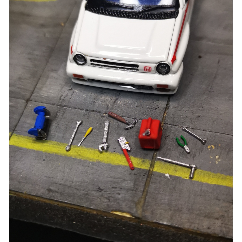 3d Changes Set Workshop Tools 1 64 scale Diorama Accessories Diecast Mockup Tools Hand Tool ...