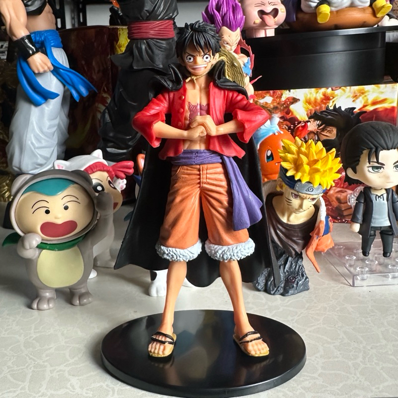 Monkey D Display Figure. Luffy Anime One Piece 16cm Luffy Pirate King ...