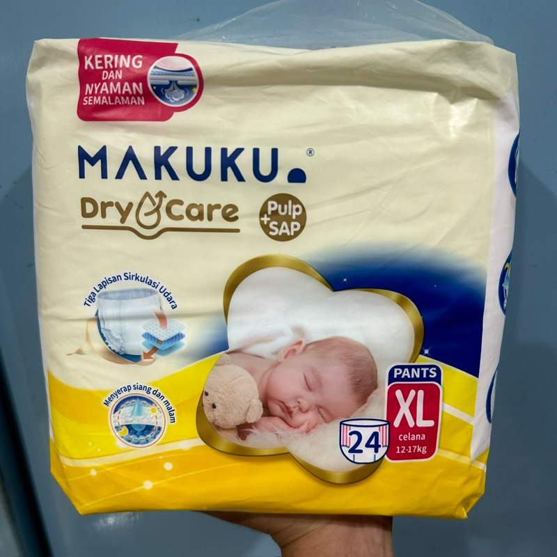 Pampers MAKUKU CARE TAPE PANTS PAMPERS XL 24 DIAPERS DIAPERS MAKUKU DRY CARE | Shopee Malaysia