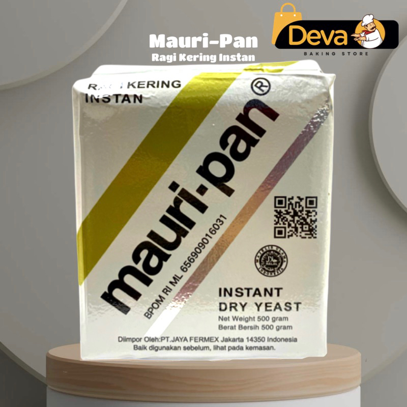 Mauri-pan Instant Dry Yeast - Mauripan Instant Dry Yeast 500gr | Shopee ...
