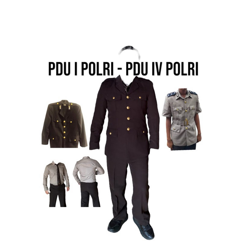 PDU 1 POLRI JACKET - PDU 4 POLRI UNIFORM PREMIUM MATERIAL | Shopee Malaysia