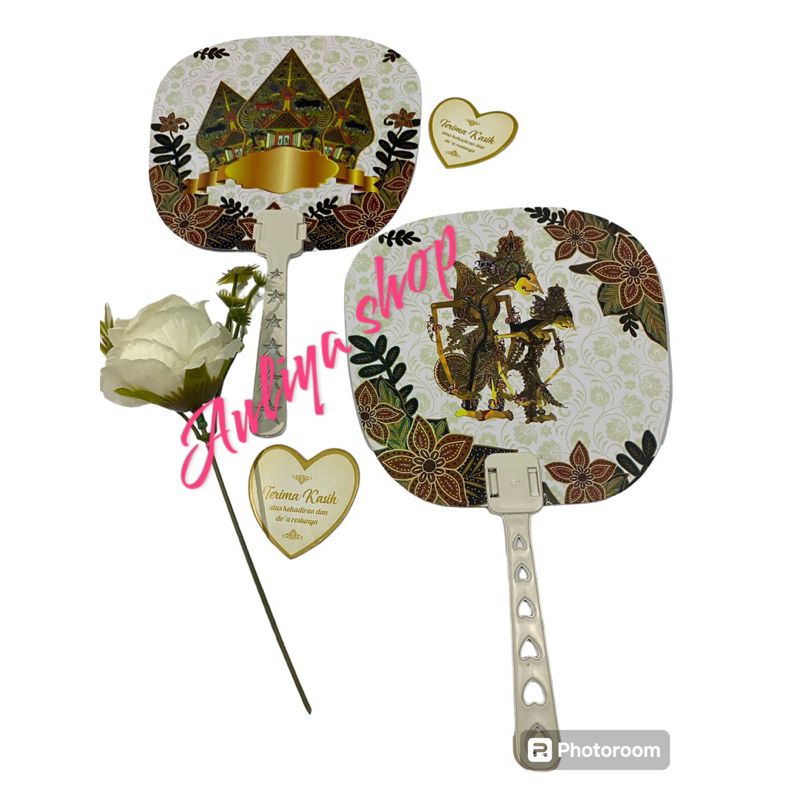Puppet Fan souvenir+Name Screen Printing Contents 100pcs | Shopee Malaysia