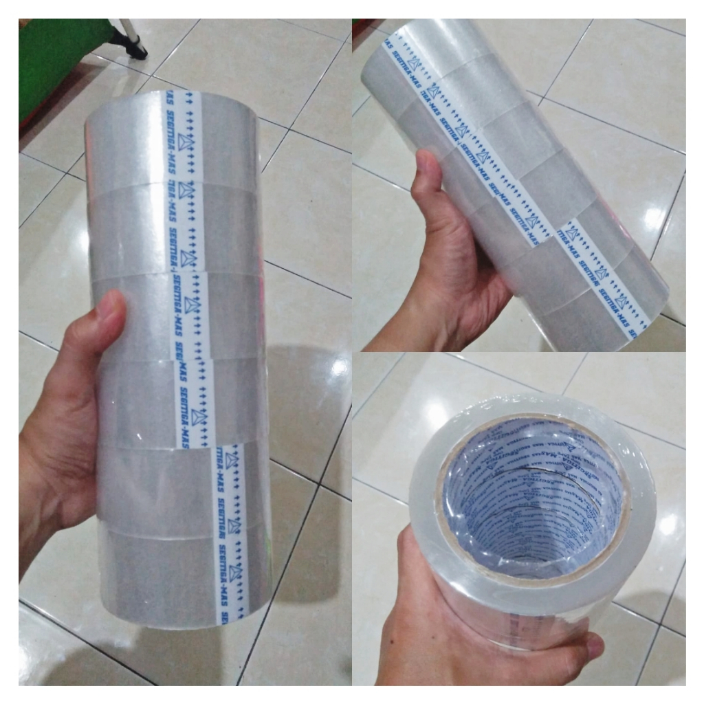 Clear OPP Insulation Duct Tape Brand Triangle Mas Tape Size 48mm 2 inch ...
