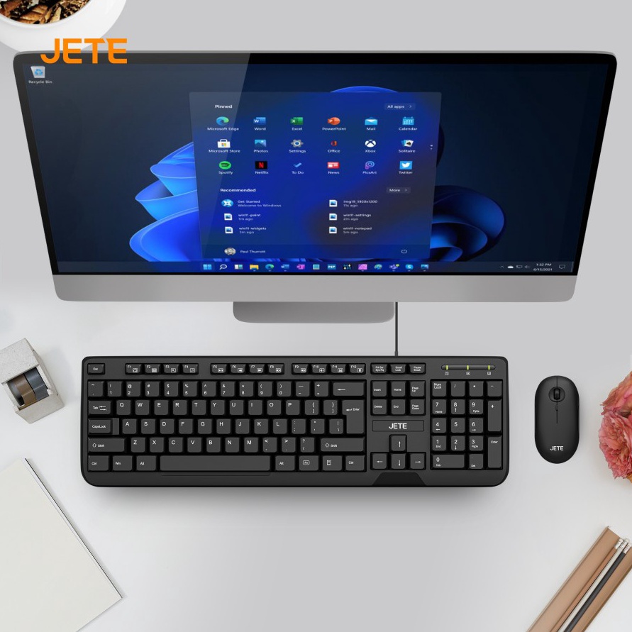 Special Keyboard Silent Key JETE KB1 USB Wired Keyboard 2 Years ...