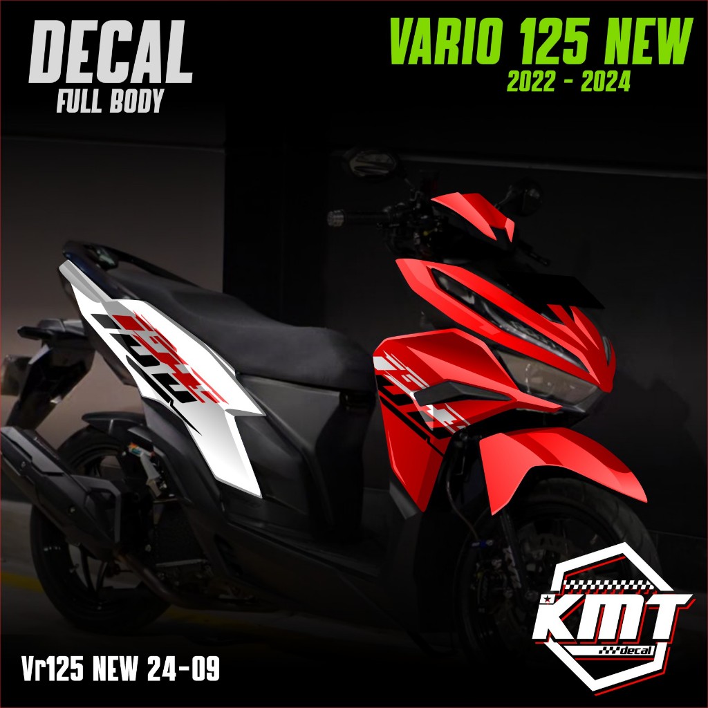 Decal Sticker Vario 125 New 2023 CBS FULL BODY - Honda Vario 125 New ...