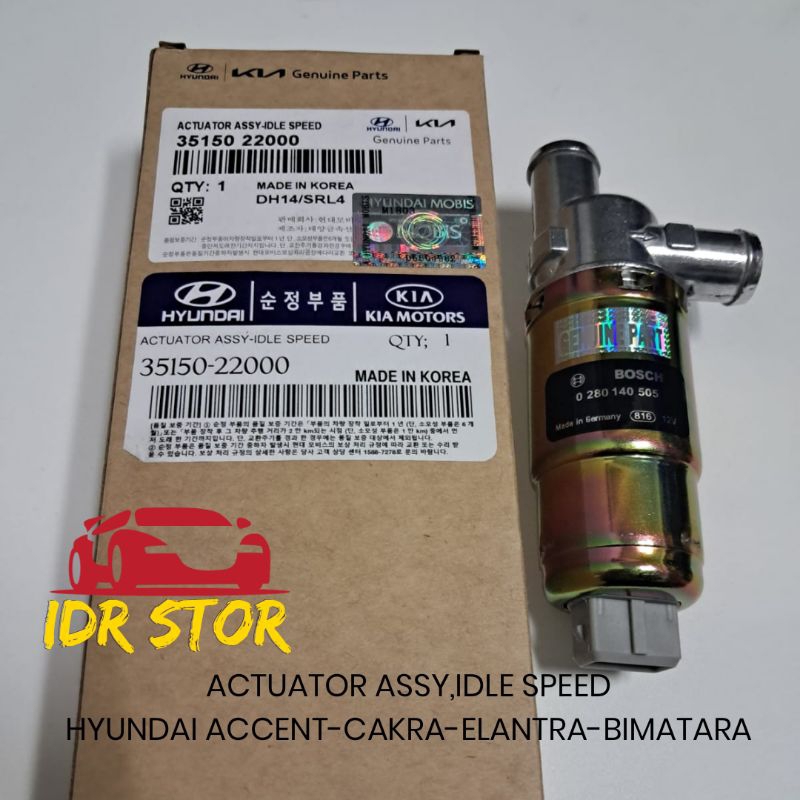 Isc actuator idle speed control hyundai accent cakra elantra bimantara ...