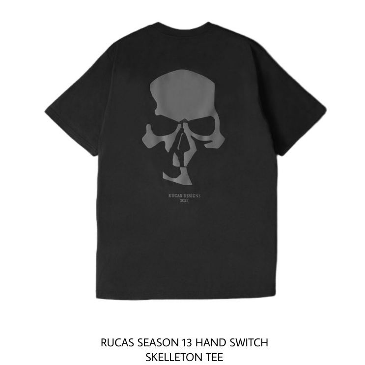 [NEW Armeccal] RUCAS HAND STITCH "SKELETON" T-SHIRT Limited EDITION ...