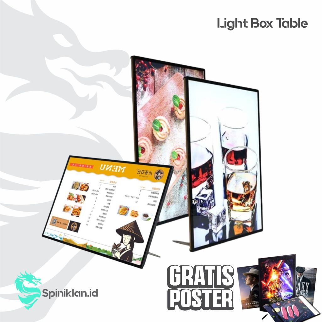 Light Box Table Spinikl (Unit) (Free Poster) - A4 | Shopee Malaysia
