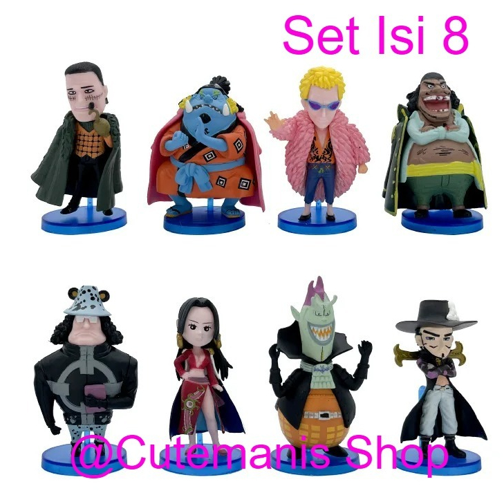 One piece Figure WCF Boa Mihawk Jinbei Kuma Set of 8 Pcs | Shopee Malaysia