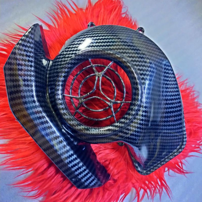 YAMAHA FREEGO GEAR FAZZIO FILANO CARBON FAN COVER | Shopee Malaysia