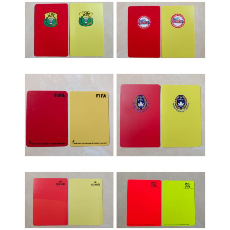 Fifa PSSI PBSI PBVSI Referee Card/ Referee Equipment / Referee Card ...
