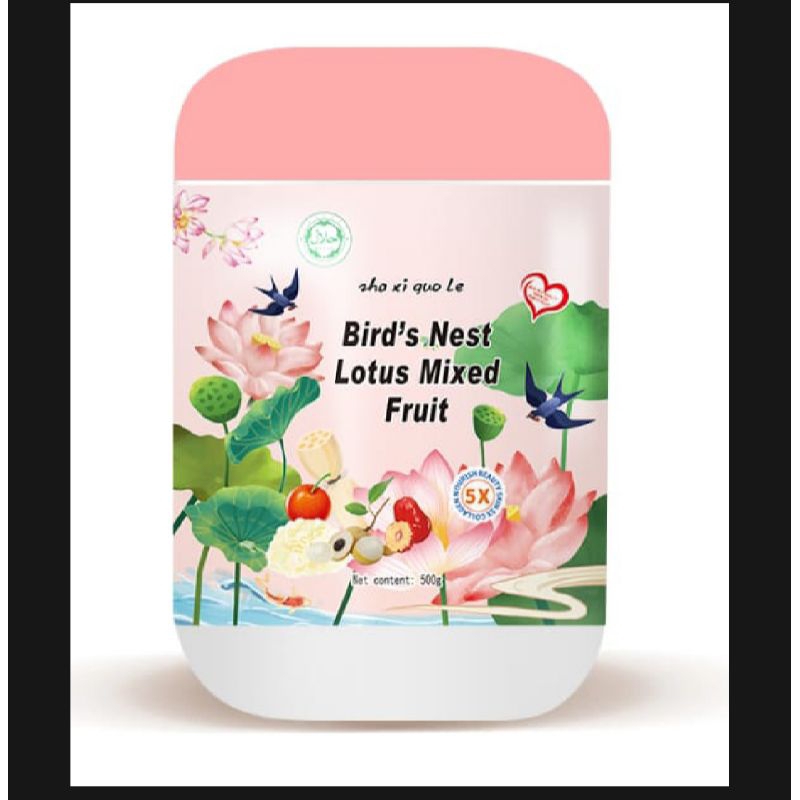 Oufen halal lotus powder bird's nest / collagen walet for diet | Shopee ...