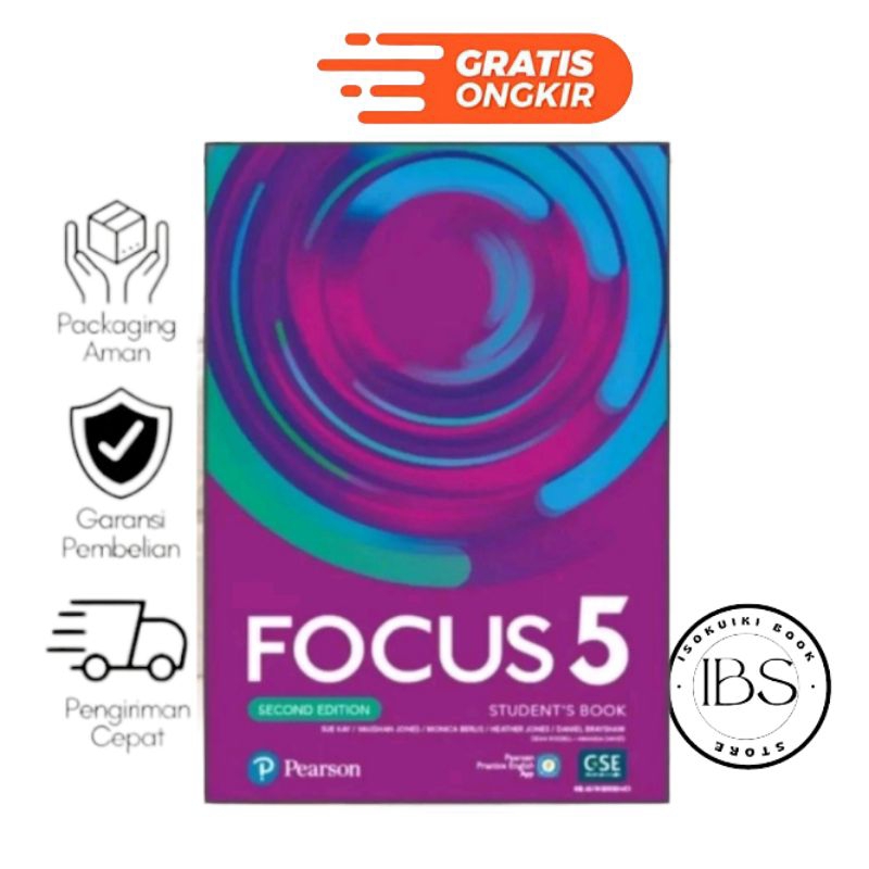 Focus Book 5 Second Edition Student Book-Pearson Full Color Plus Word ...